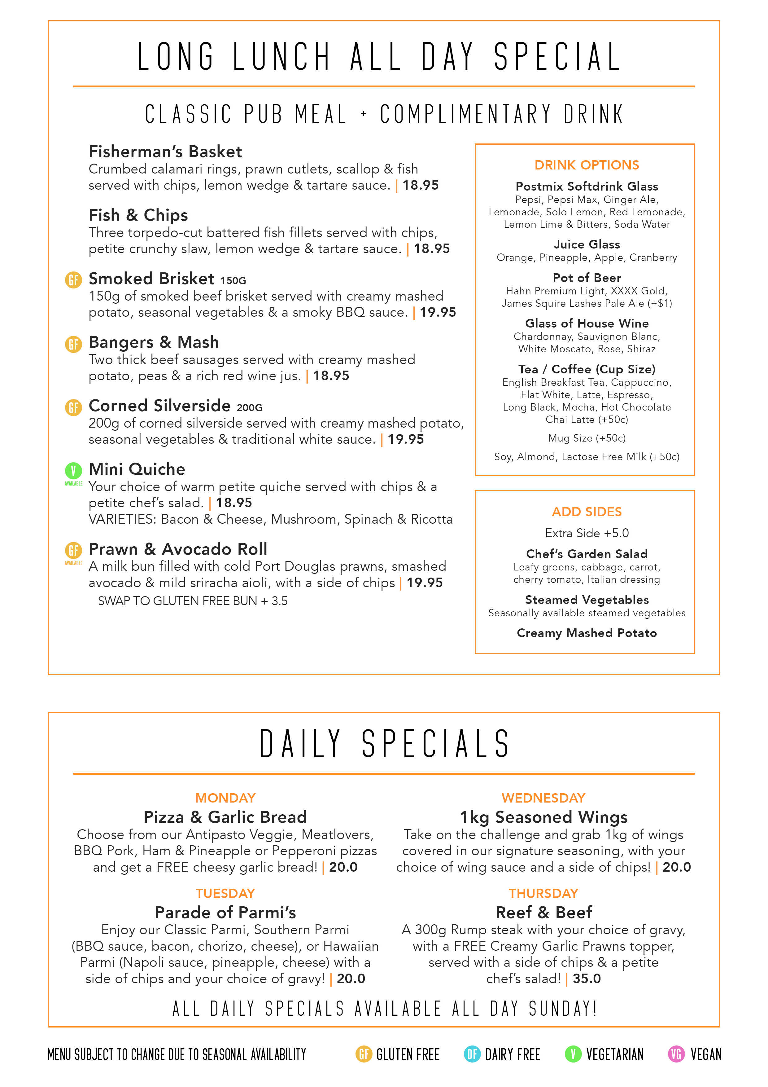 The PA Hotel Ipswich | Award-Winning Char'd Menu supporting local farms