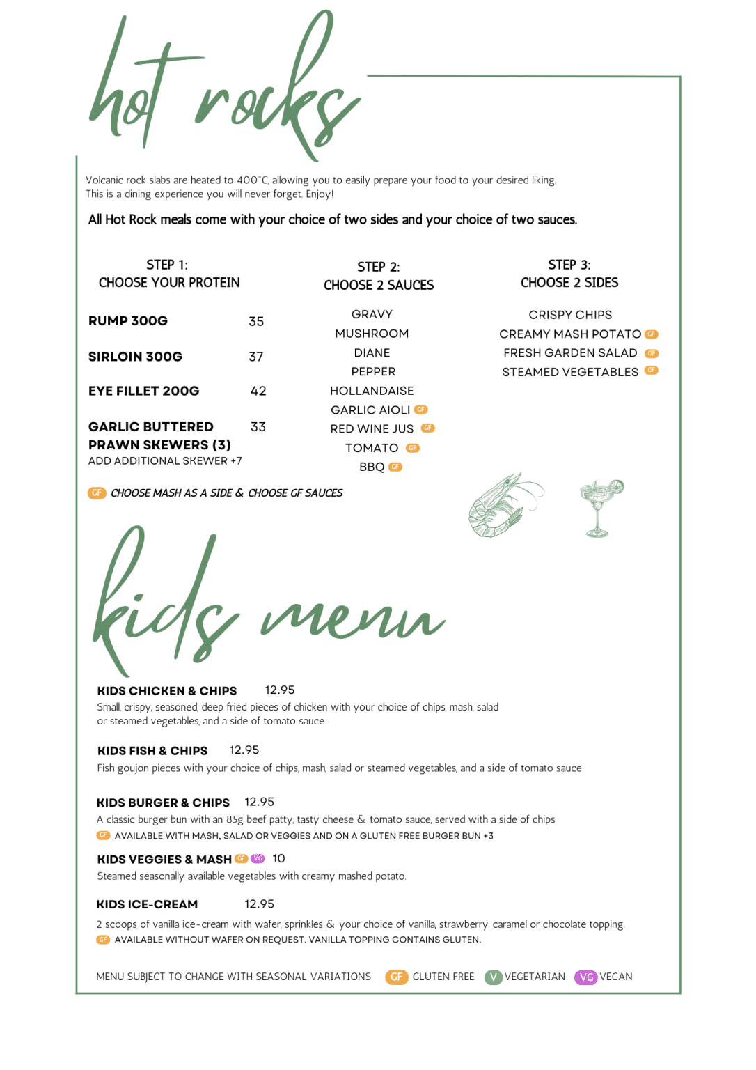 PA Hotel Ipswich | Delicious menu for every budget